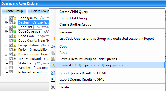An automatic converter from CQL to CQLinq is proposed.This converter only works for CQL queries ...